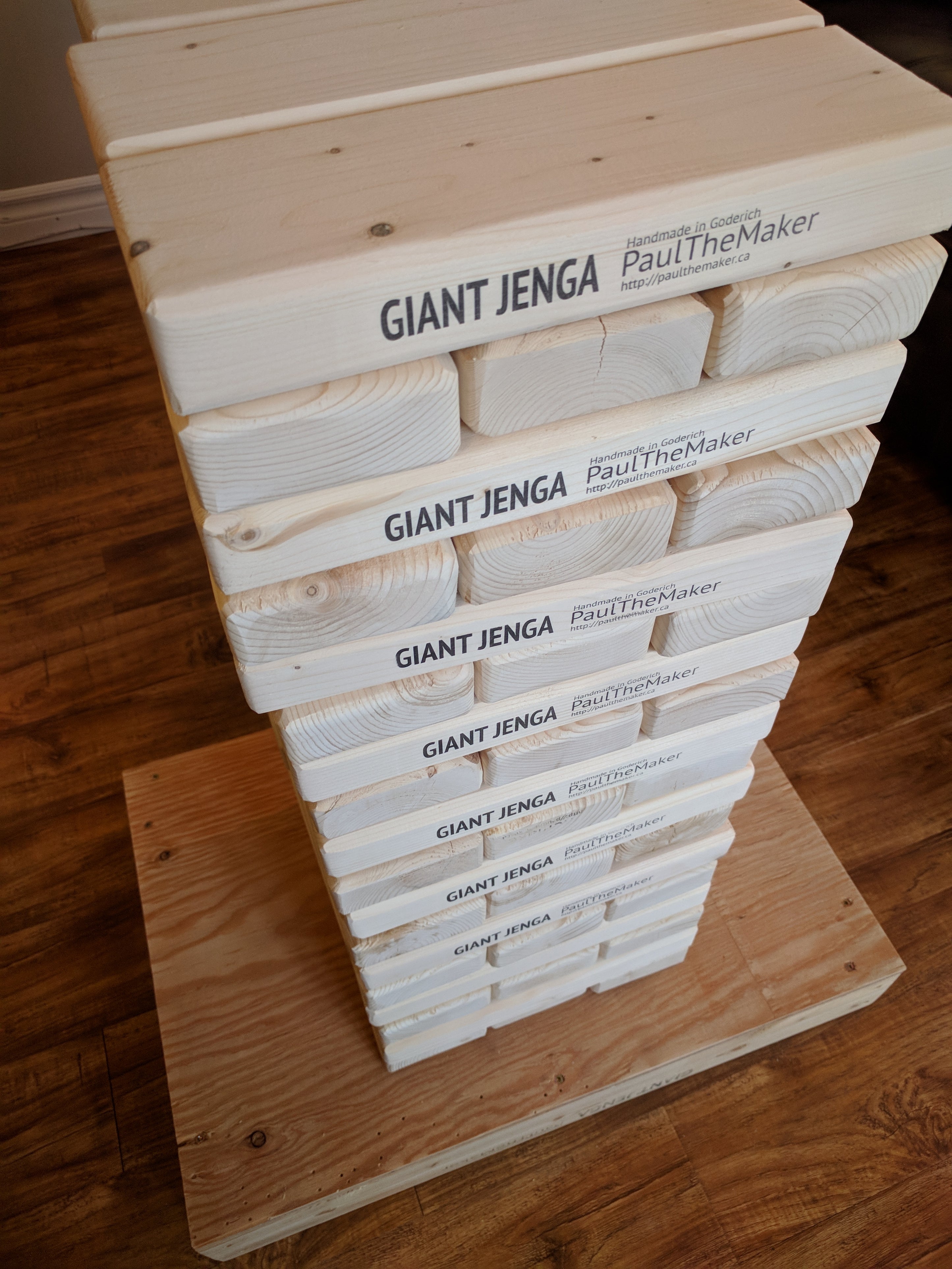 Giant Jenga Set – PaulTheMaker
